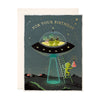 Aliens Birthday Greeting Card | JooJoo Paper